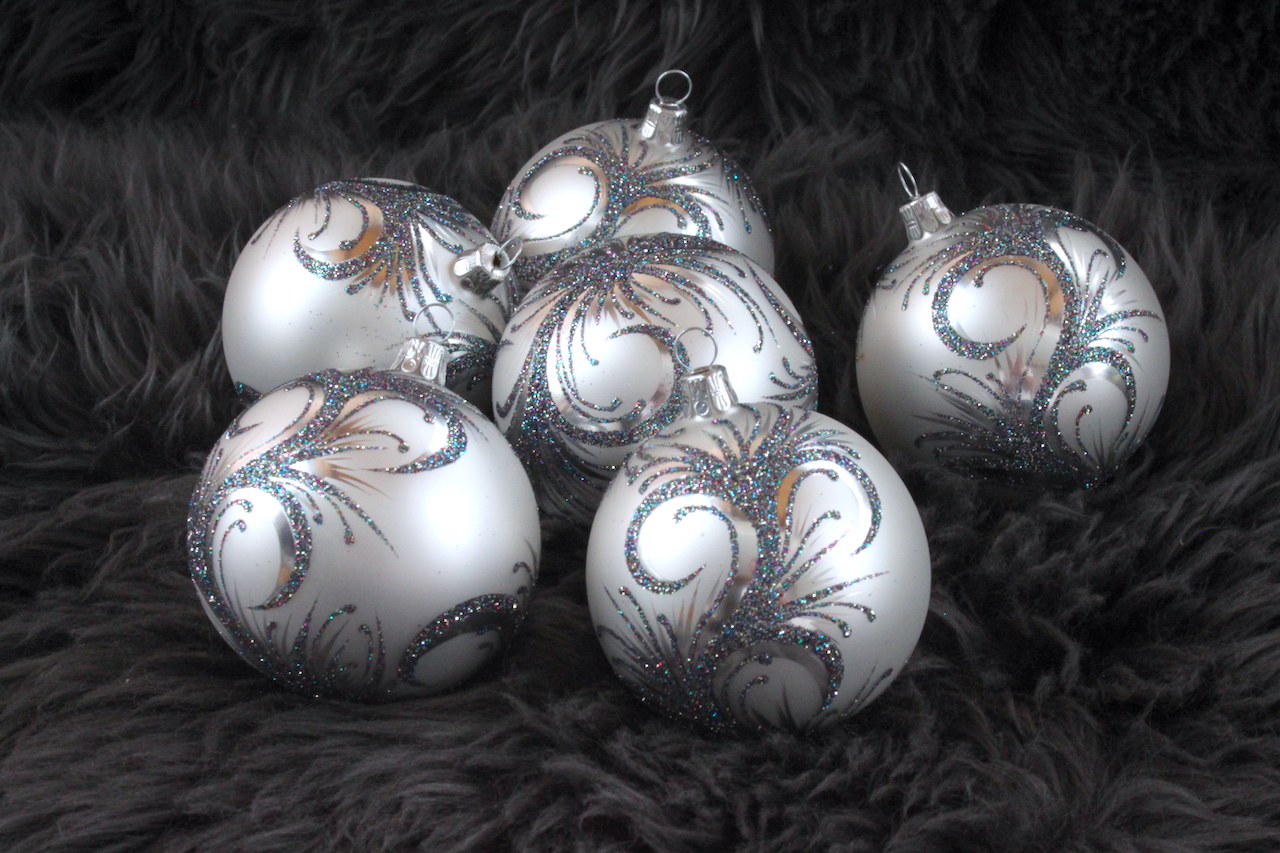 Ornament antracit | Vánoční ozdoby LYRA decor s.r.o