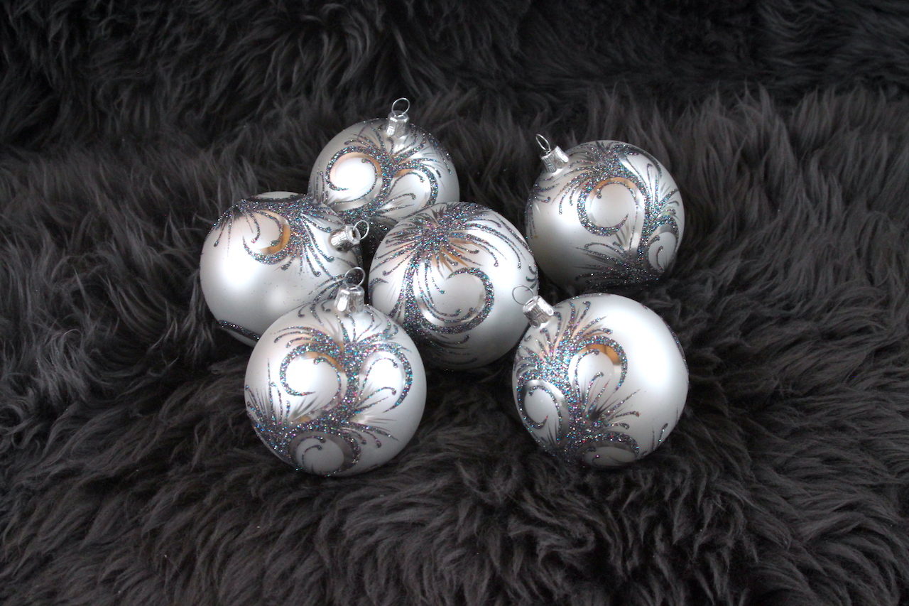 Ornament antracit | Vánoční ozdoby LYRA decor s.r.o